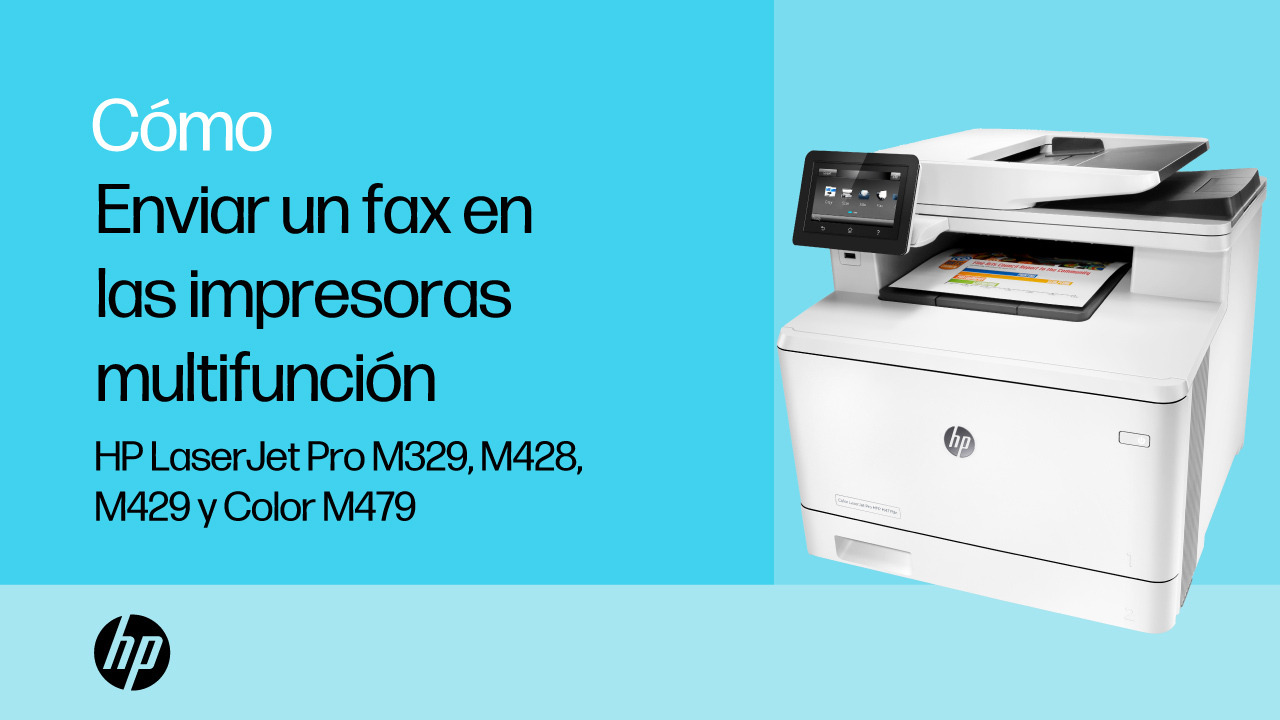 HP LaserJet Pro MFP: envío de un fax | Soporte HP®