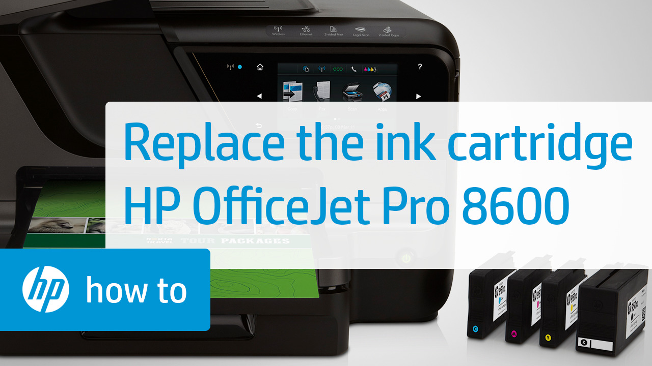 Replacing Cartridges for HP Officejet Pro 8600 e-All-in-One Printer Series (N911) | undefined