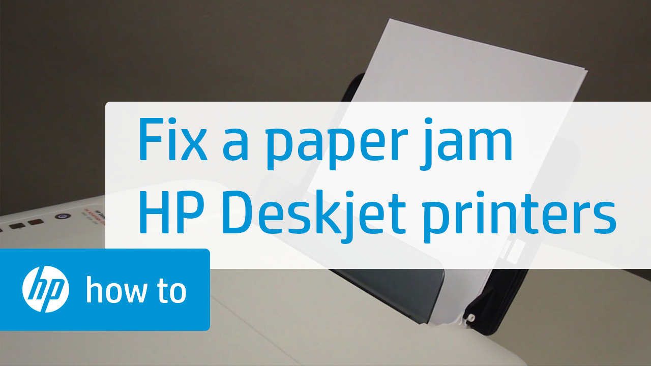 Fix Paper Jam Errors | HP® Support