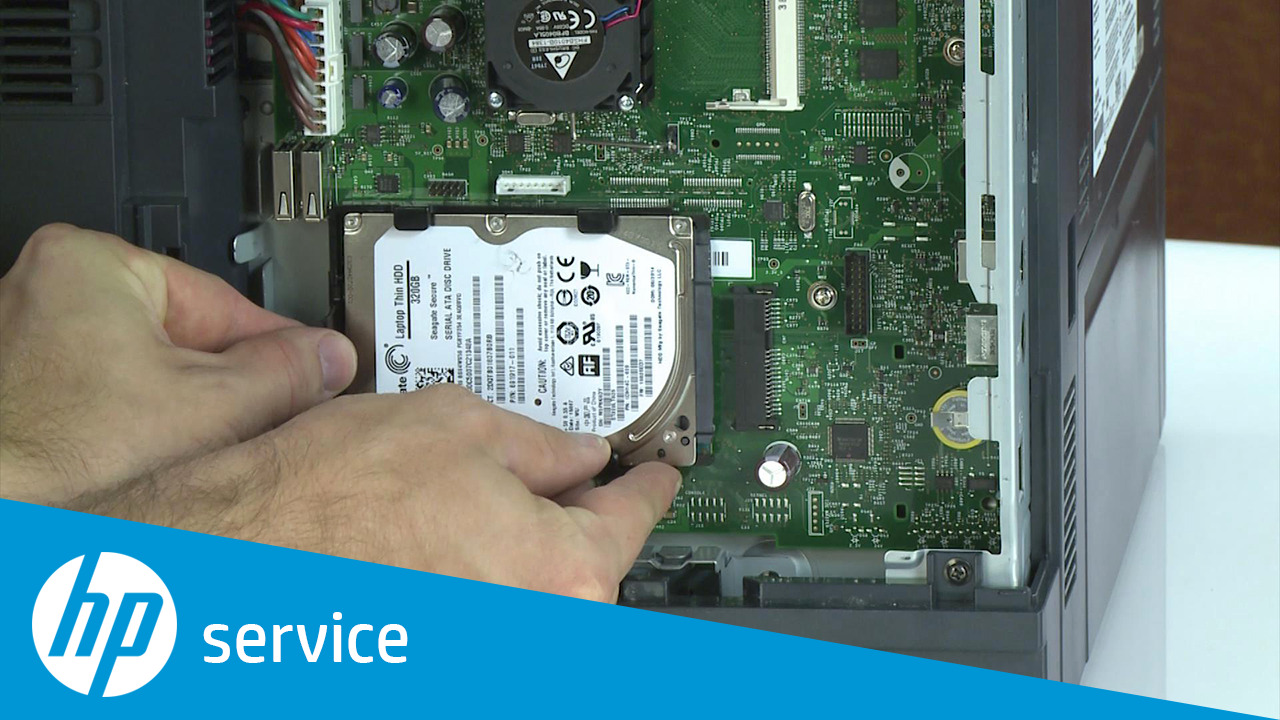 HP LaserJet 500 MFP M525 - Removal and replacement: Hard disk drive ...