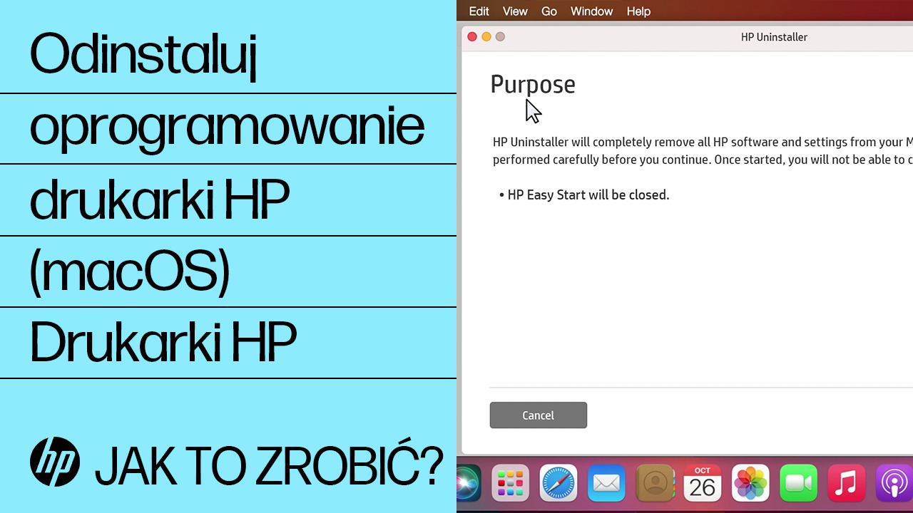 Odinstaluj oprogramowanie drukarki HP i sterowniki | Wsparcie HP®