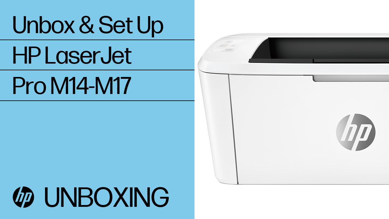 HP LaserJet Pro M15w Printer Setup | HP® Support