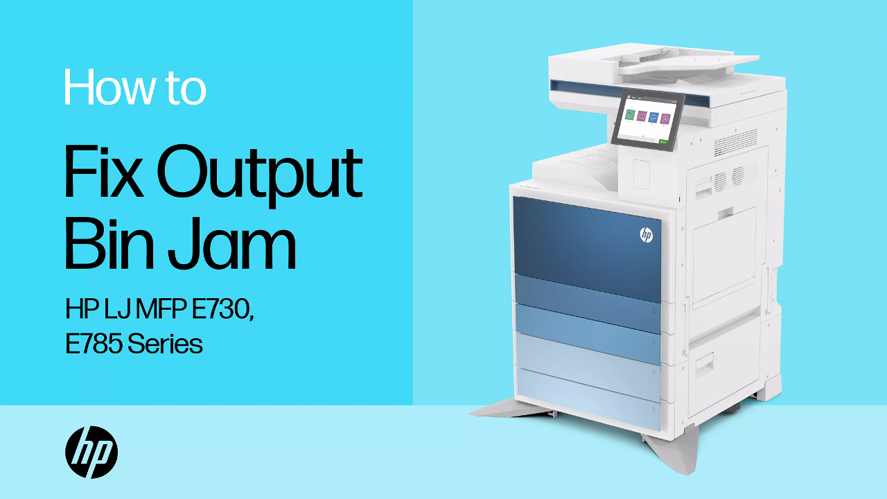 HP LaserJet MFP E730, E785, E73025, E73030, E78523, E78528 - 13.E1 jam ...