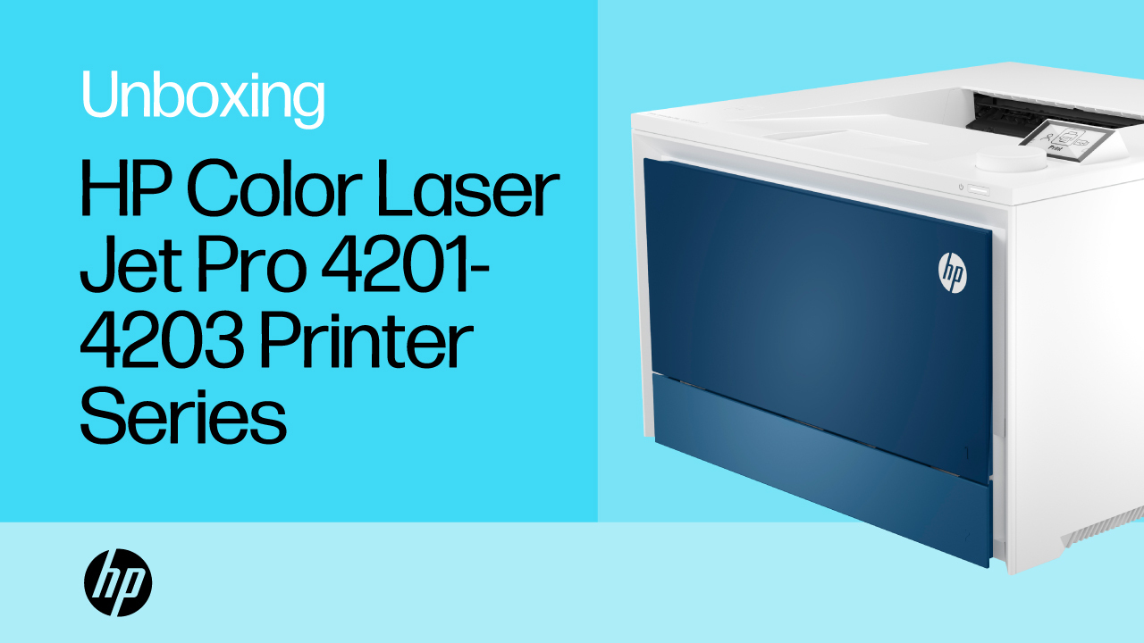 HP Color LaserJet Pro 4201-4203 - Setting up the printer | HP® Support