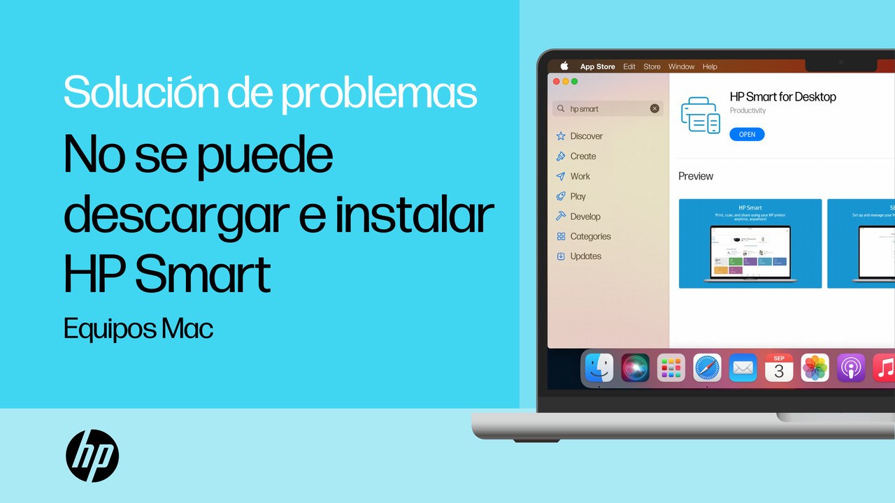 Unable to download and install the HP Smart printer app | Soporte HP®