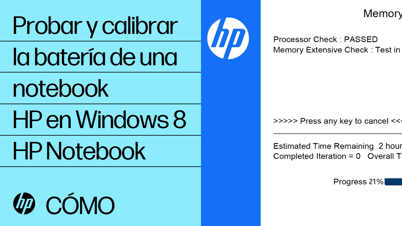 Notebooks HP - Prueba y calibración de la batería (Windows) | Soporte HP®