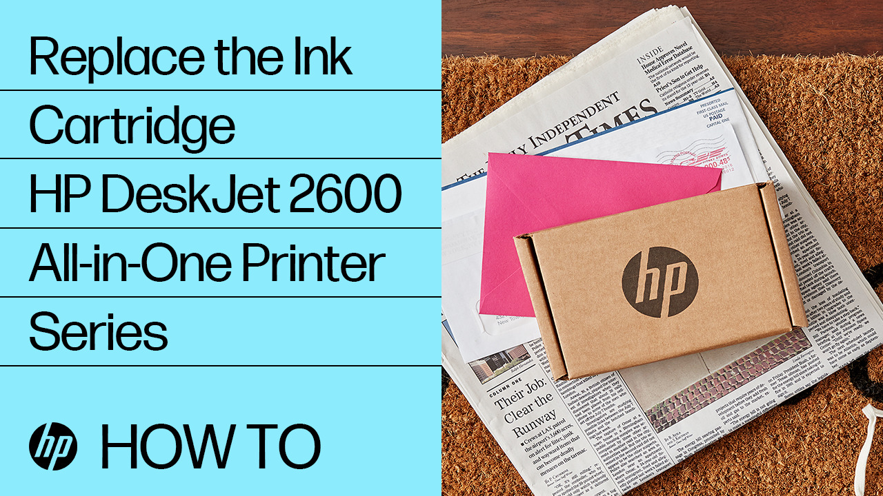 HP DeskJet 2600 Printers - Replacing ink cartridges | HP® Support