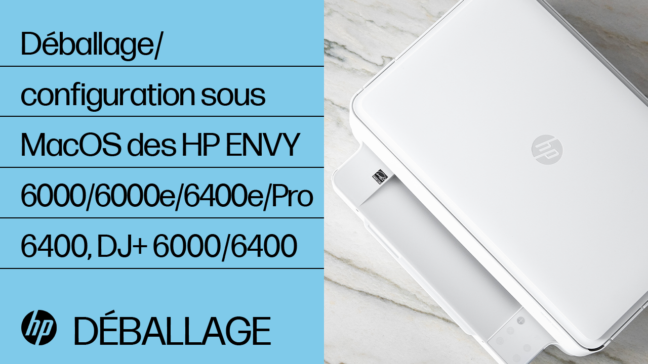 Gamme d'imprimantes tout-en-un HP ENVY 6000 Installation | Assistance HP®