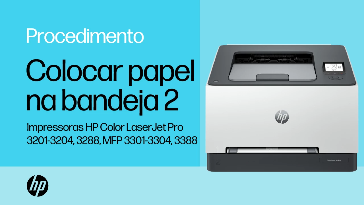 MFP HP Color LaserJet Pro 3303fdn Configuração | Suporte HP®