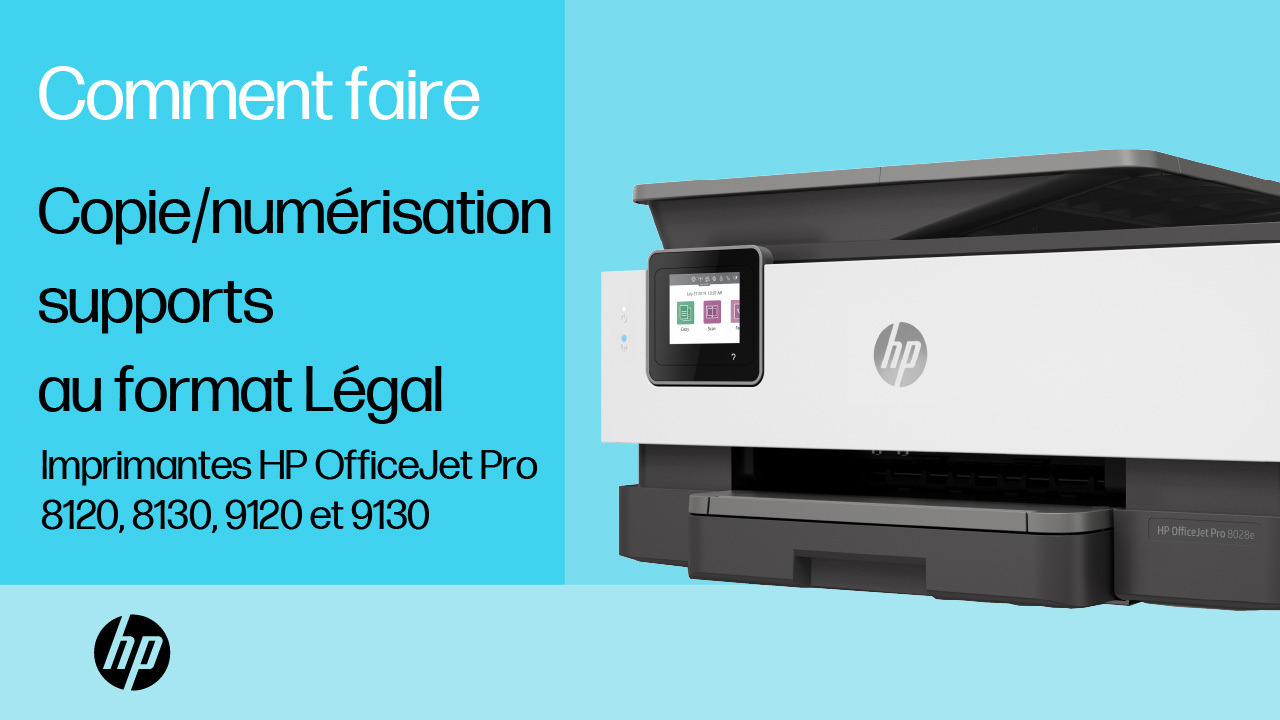Imprimantes HP OfficeJet Pro 8120, 8130, 9120, 9130 – Copie et ...