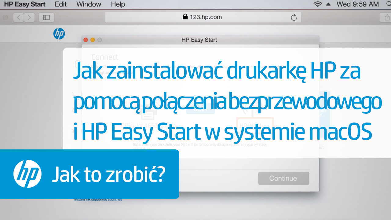 Jak zainstalować drukarkę HP za pomocą połączenia bezprzewodowego i HP ...