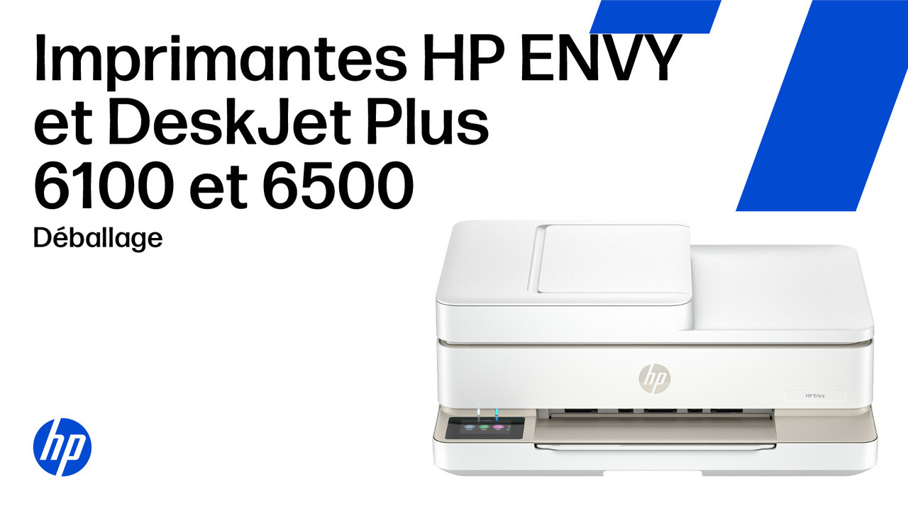 Gamme d’imprimantes Tout-en-un HP Envy Pro 6100e Installation ...