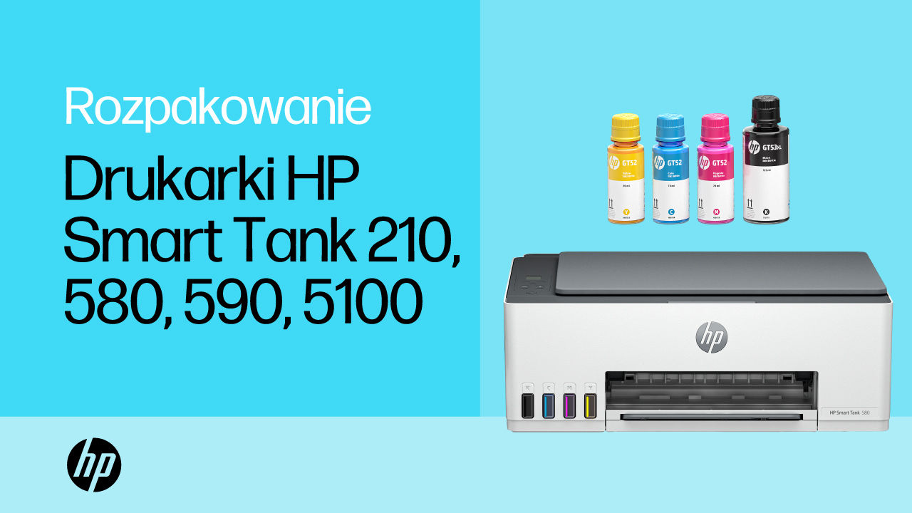 Drukarka HP Smart Tank 580 All-in-One - Instalacja | Pomoc techniczna HP®