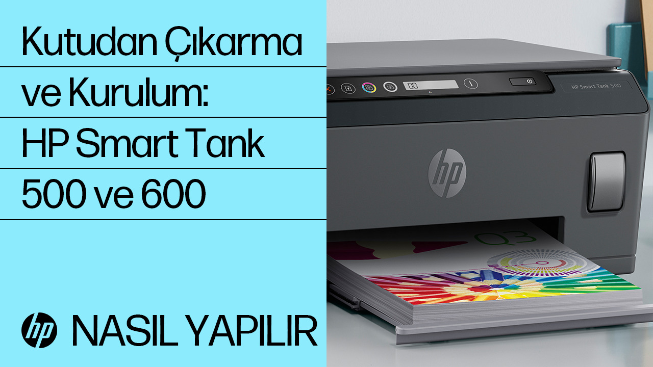 HP 510 serisi için Akıllı Tank Kurulum | HP® Destek
