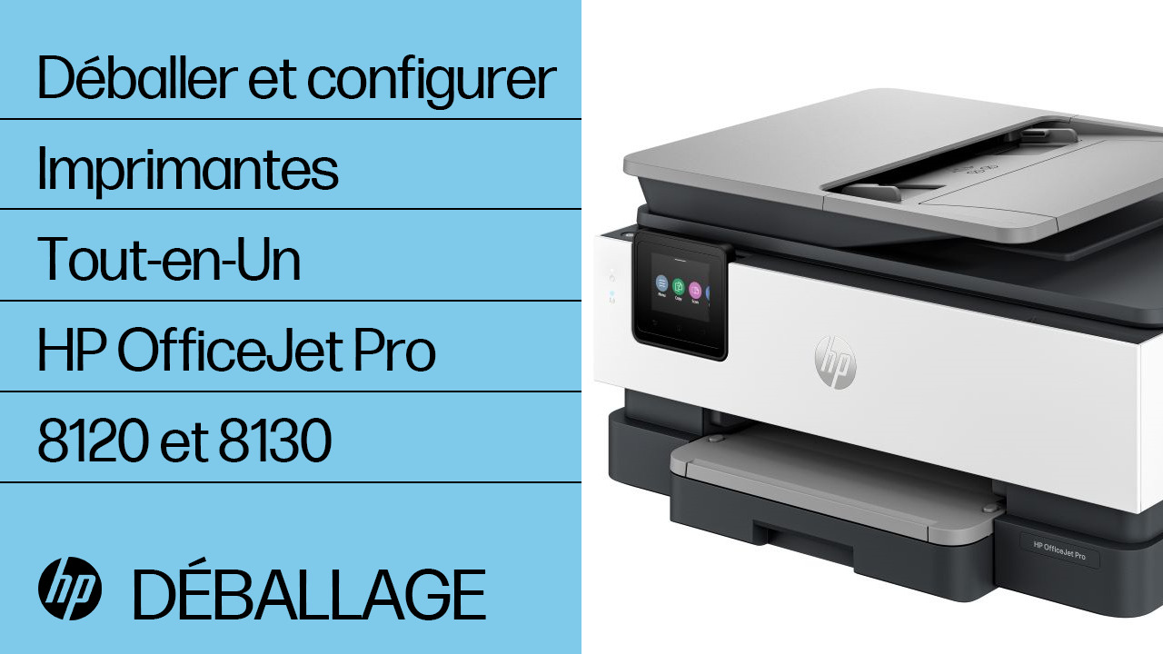 Imprimante Tout-en-un HP OfficeJet Pro 8134e Installation | Assistance HP®