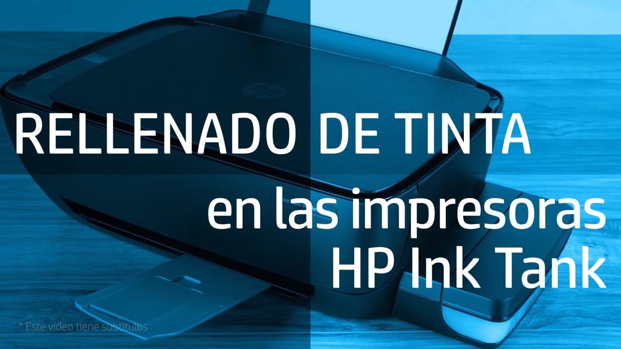 Verificar los niveles de tinta de las impresoras HP Ink Tank 110, 310 y ...