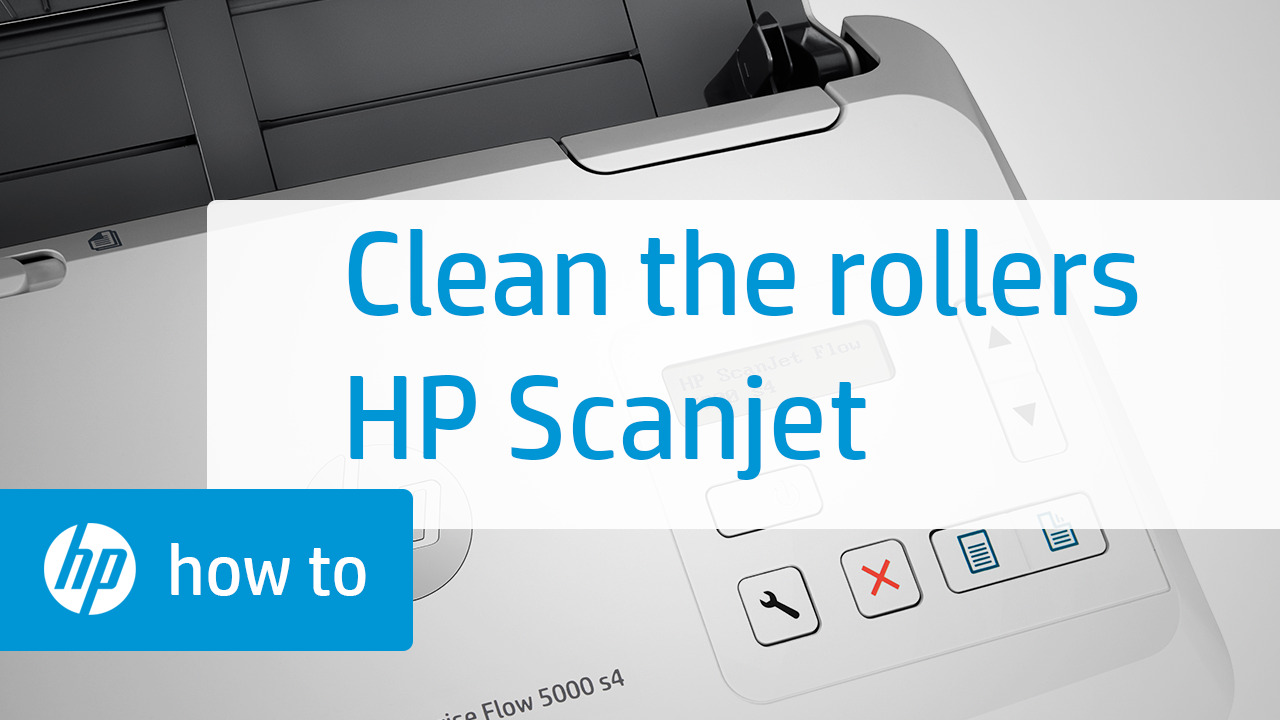 HP Scanjet Sheet-feed Scanners - Clean the rollers | HP® Support