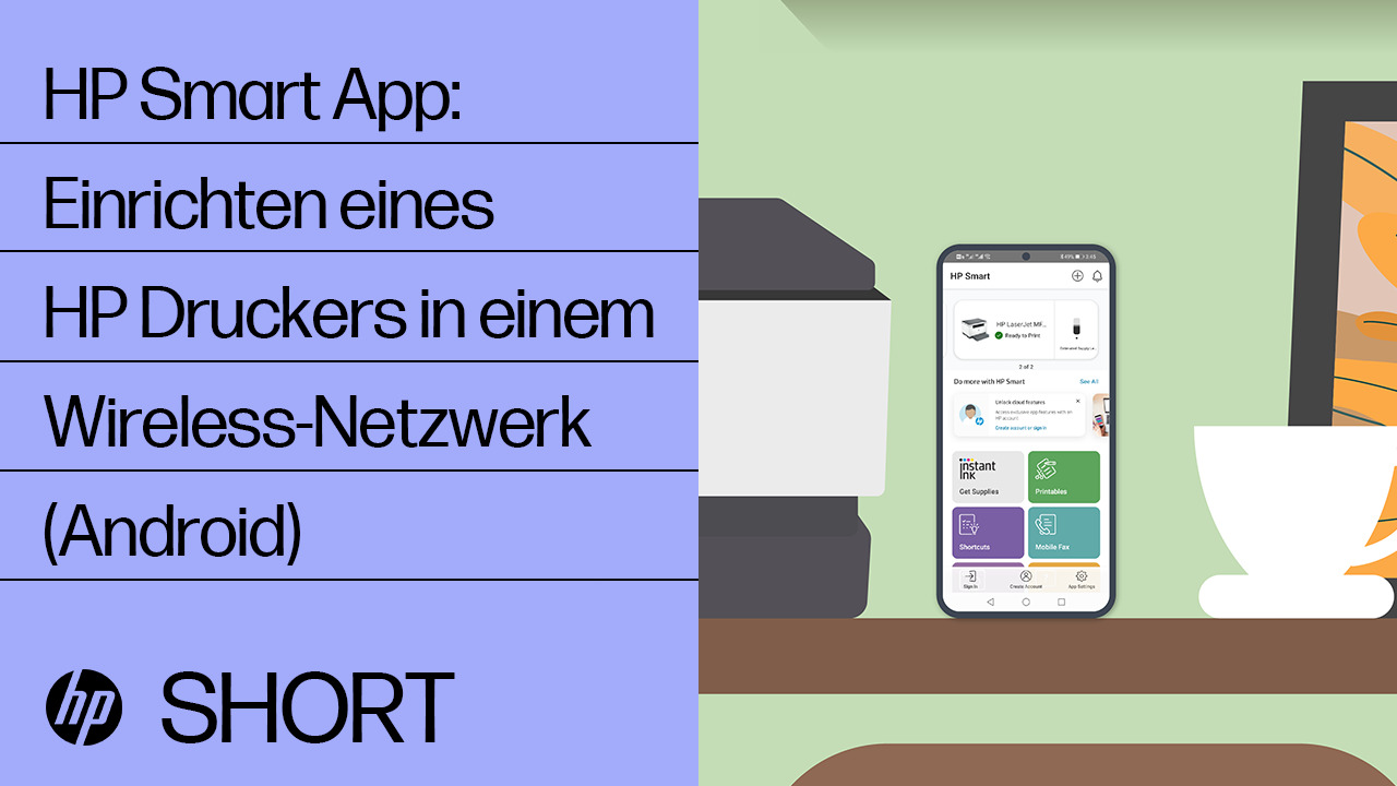 HP+ printer setup (HP Smart app) | HP® Support