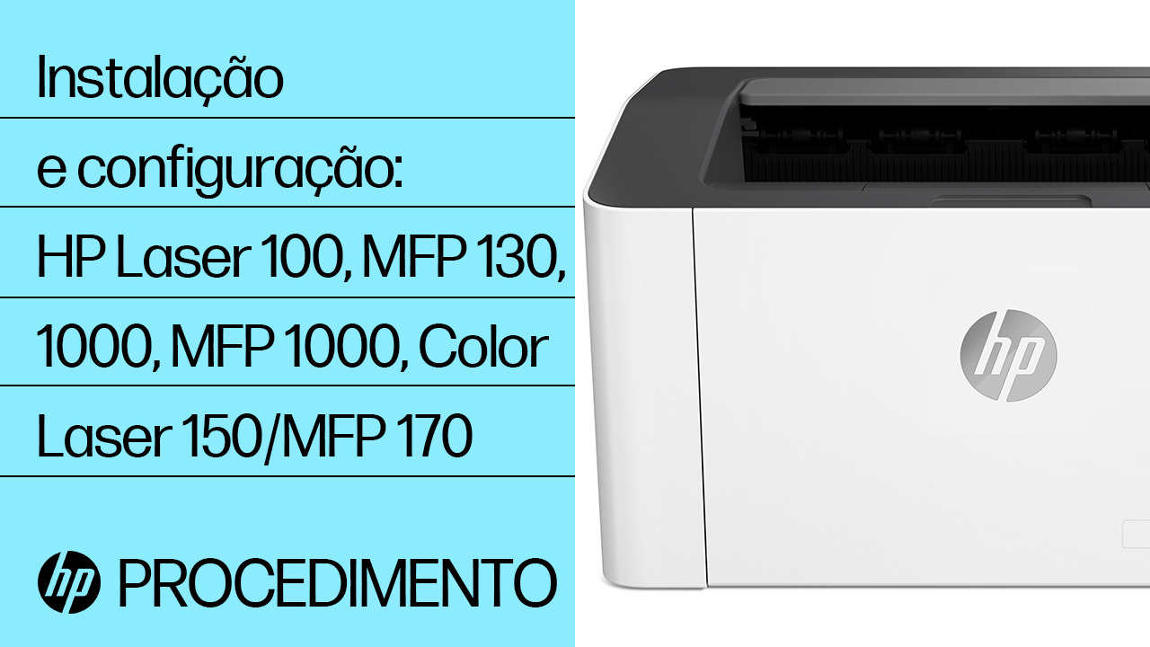 HP Laser 107w Configuração | Suporte HP®