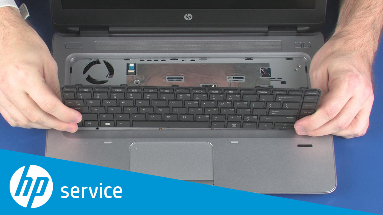Remove and Replace the Keyboard on HP ProBook 640 and 645 G2 Notebooks ...