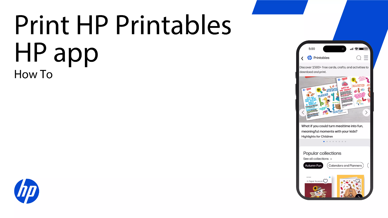 Używanie HP Printables | Wsparcie HP®