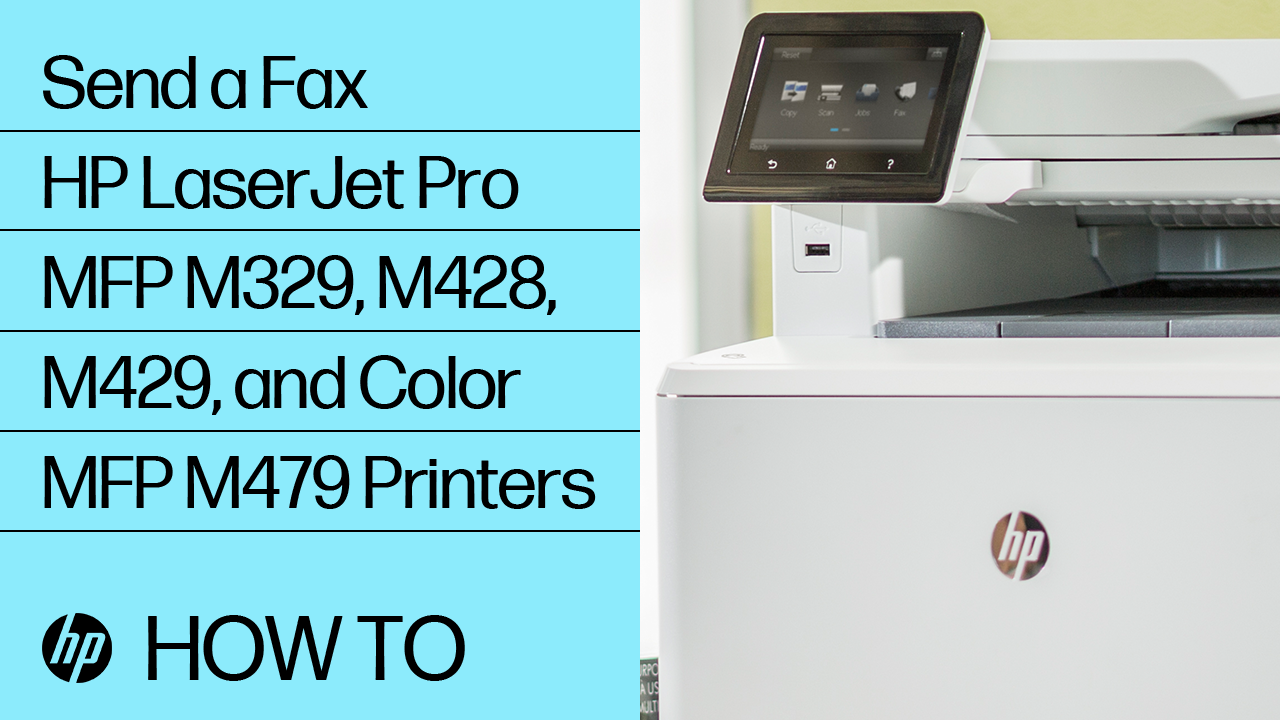 HP LaserJet Pro MFP - Send a fax | התמיכה של HP®