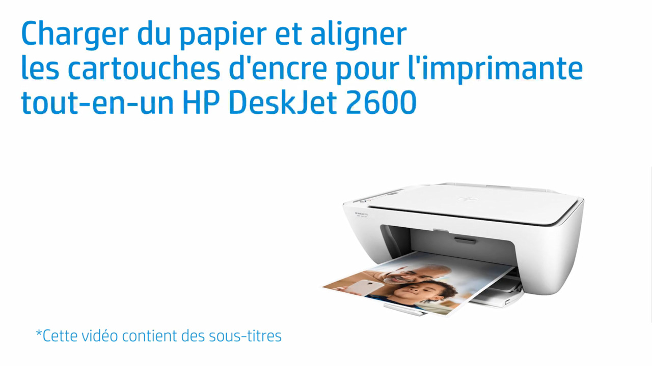 Gamme d'imprimantes tout-en-un HP DeskJet 2600 Installation ...