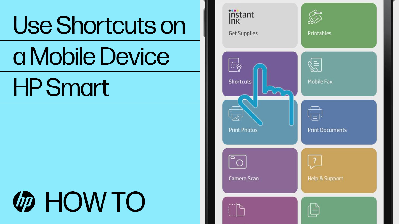 HP printers - Using Shortcuts in the HP Smart app | HP® Support