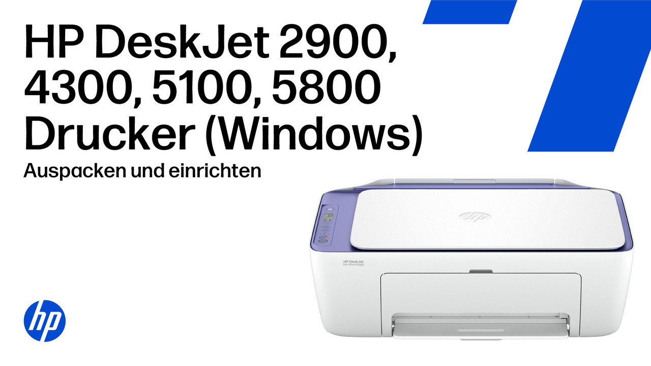 HP DeskJet 2900 All-in-One-Druckerserie Einrichtung | HP® Support