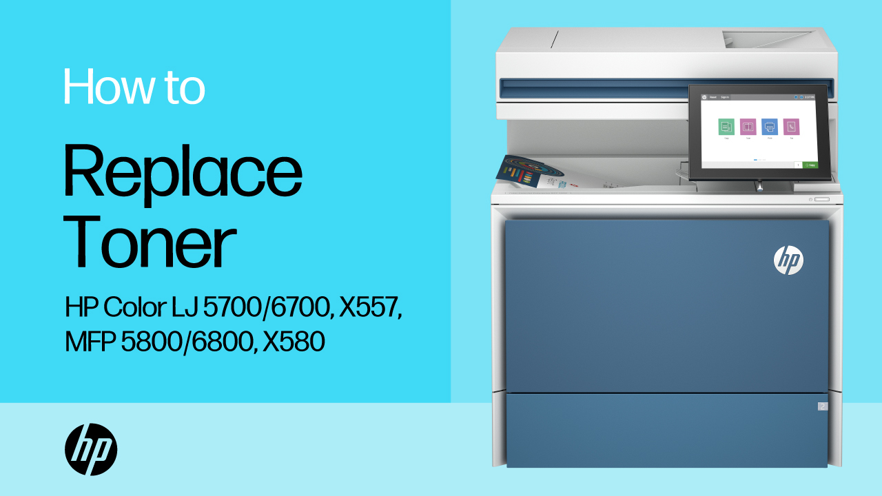 HP Color LaserJet Enterprise 6700, 6701 - Replace the toner cartridges ...