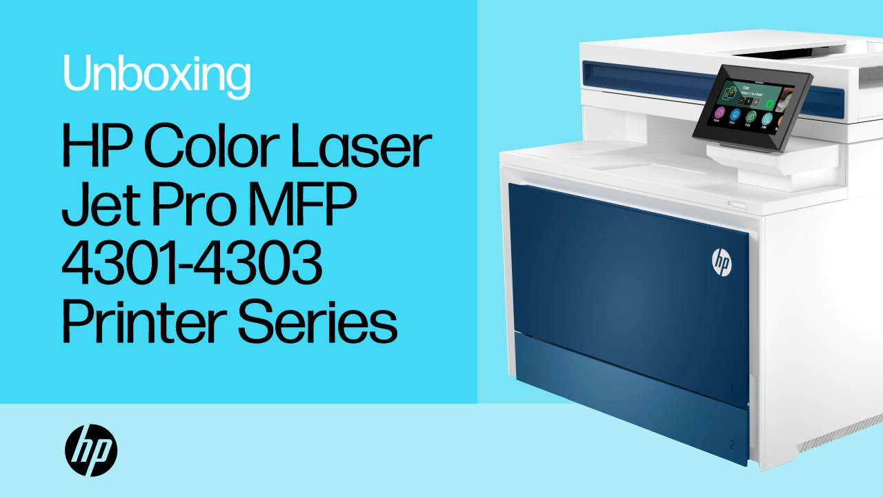 HP Color LaserJet Pro MFP 4301, 4302, 4303 - Setting up the printer | undefined
