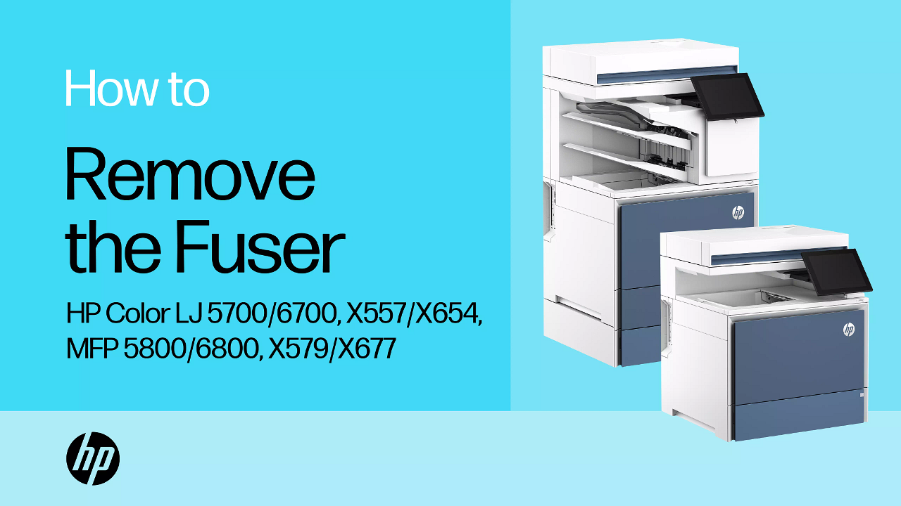 HP Color LaserJet 5700, 5800, X57945, X557 - Removal and replacement ...