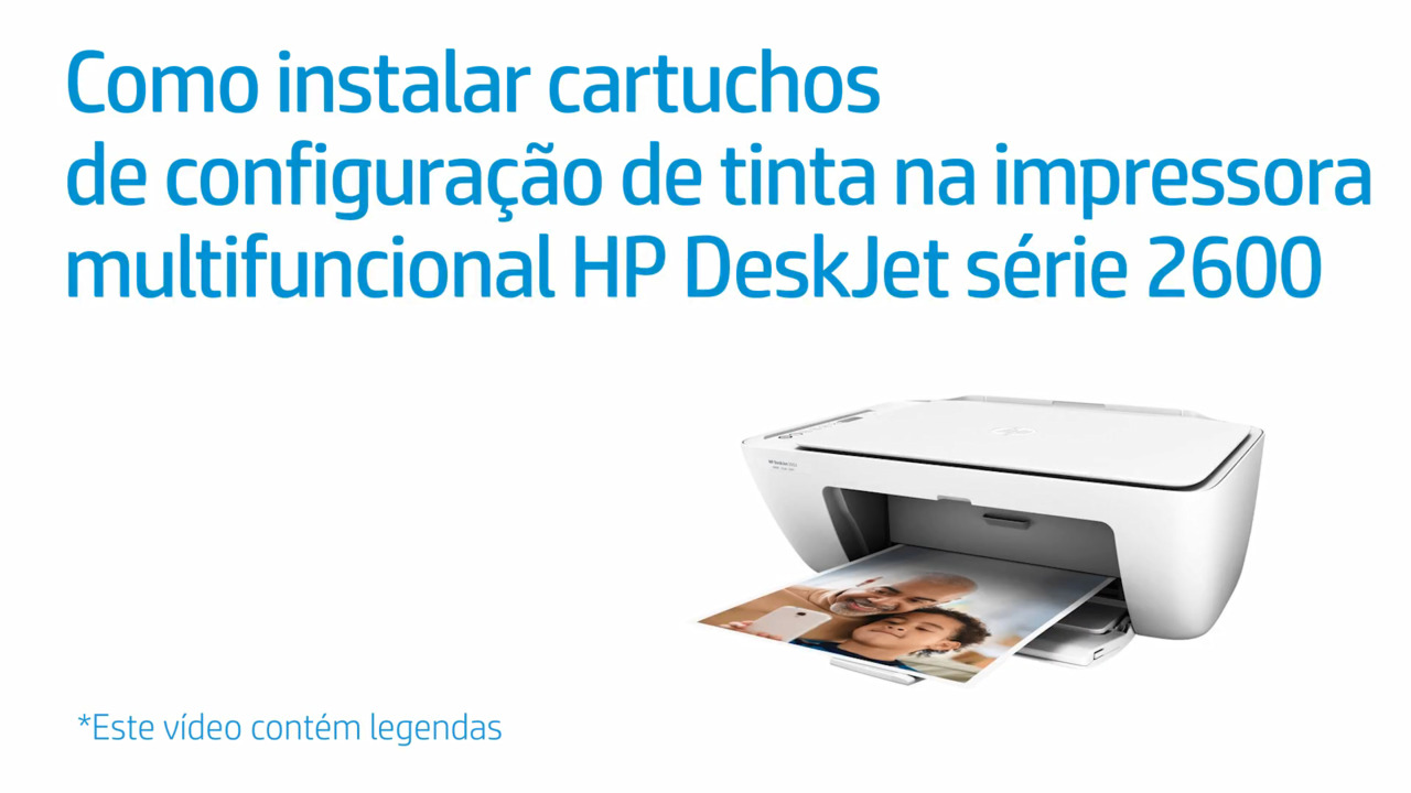 Impressora HP DeskJet 2634 All-in-One Configuração | Suporte HP®