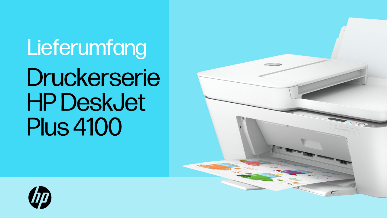 HP DeskJet Plus 4110 All-in-One Printer Einrichtung | HP® Support