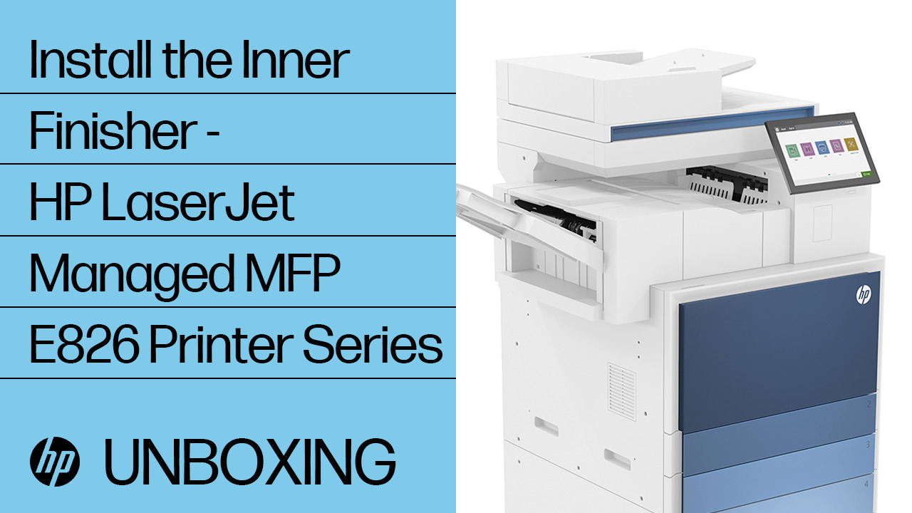 HP A3 LaserJet Managed, HP A3 PageWide - Installation videos | HP® Support