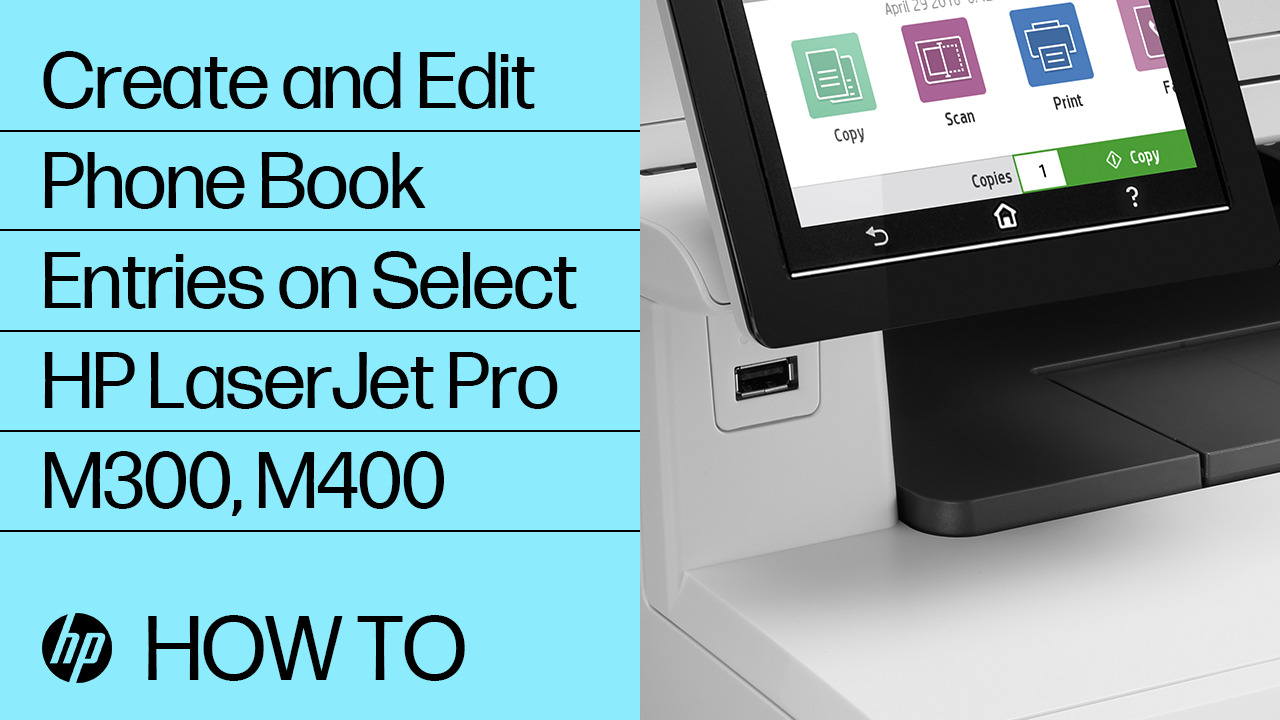 HP LaserJet Pro MFP - Send a fax | HP® Support