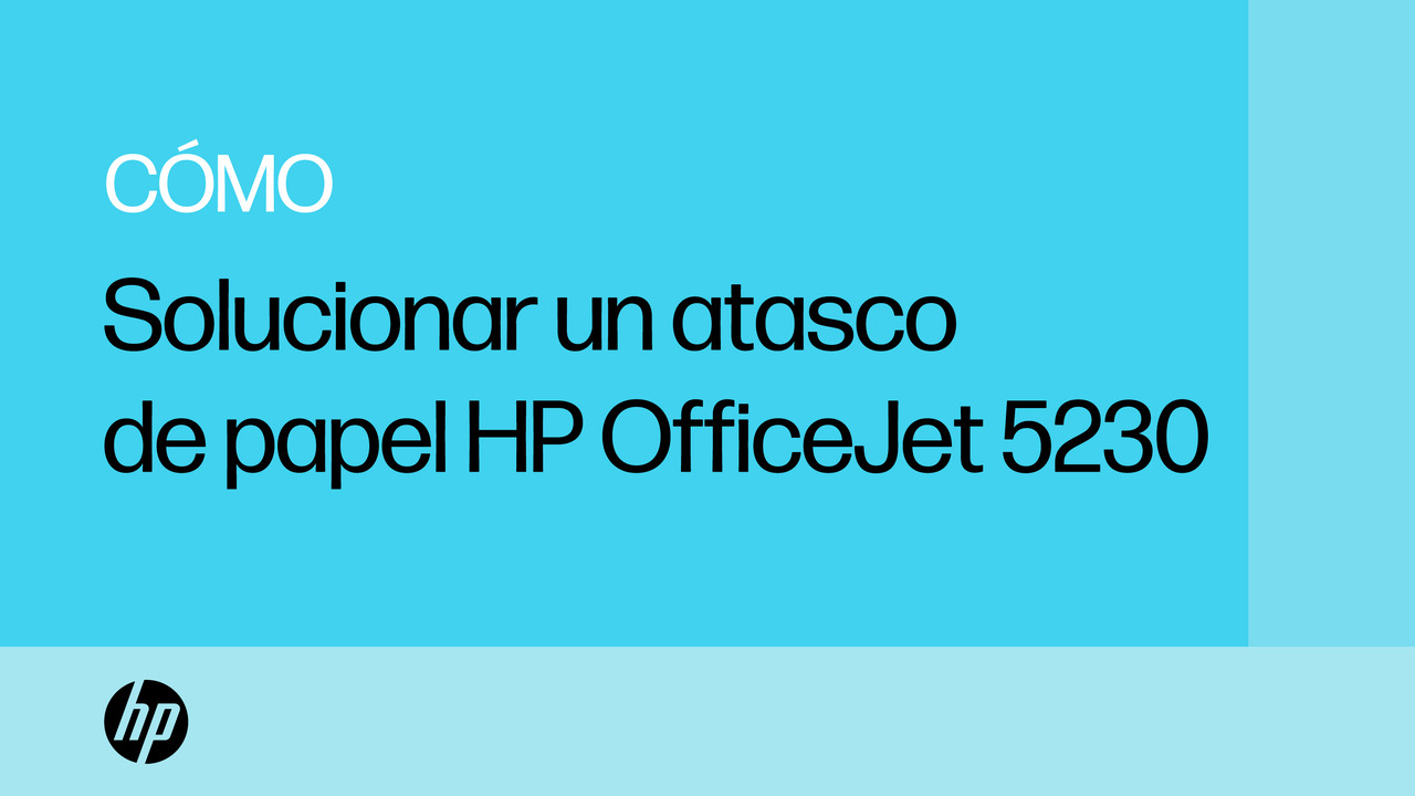 HP DeskJet, OfficeJet 5200 Printers - A 'Paper Jam' Error | Soporte HP®